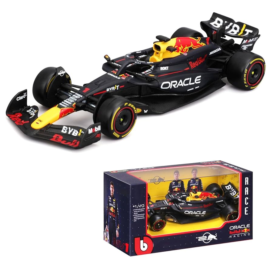 Bburago 1:43 Formula Red Bull Racing RB20 (Bahrain GP) (2024) - Max Ve ...